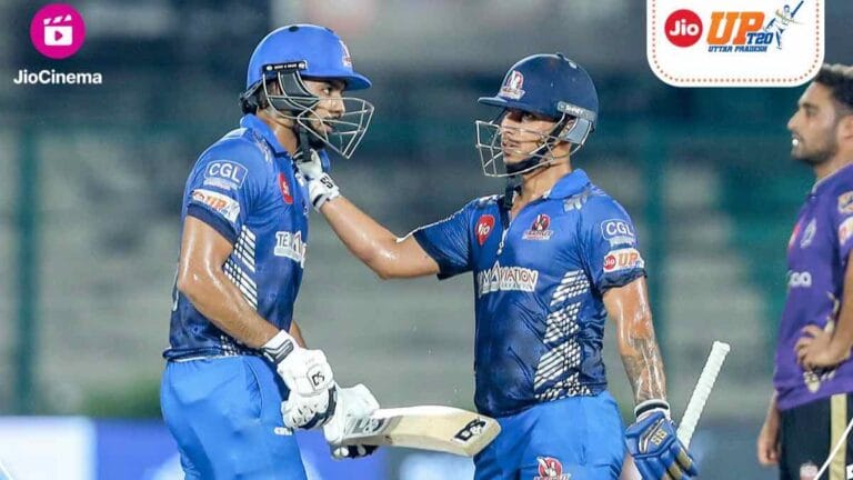 UP T20 League 2023: Kashi Rudras seal final spot after clinical victory ...